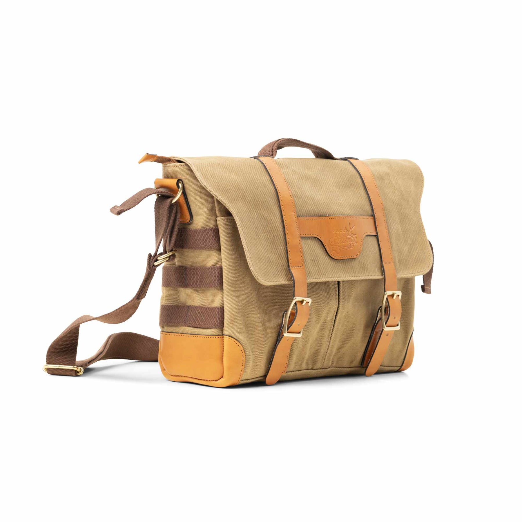 Commodore Waxed Canvas Messenger Bag - Jack Stillman